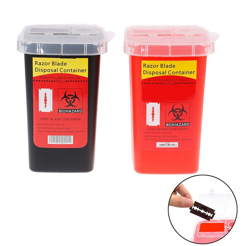 Razor Blade Disposal Container Black – The Pamper Palace Aus